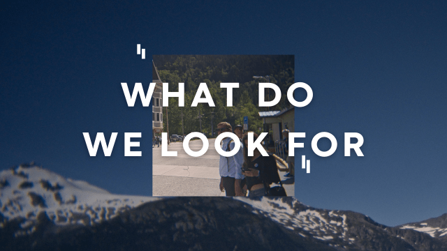 What Do We Look For – Through Griffin’s Lens